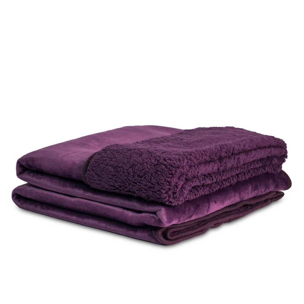 Cobija Flannel Borrego Koyo – Morada – Realtex